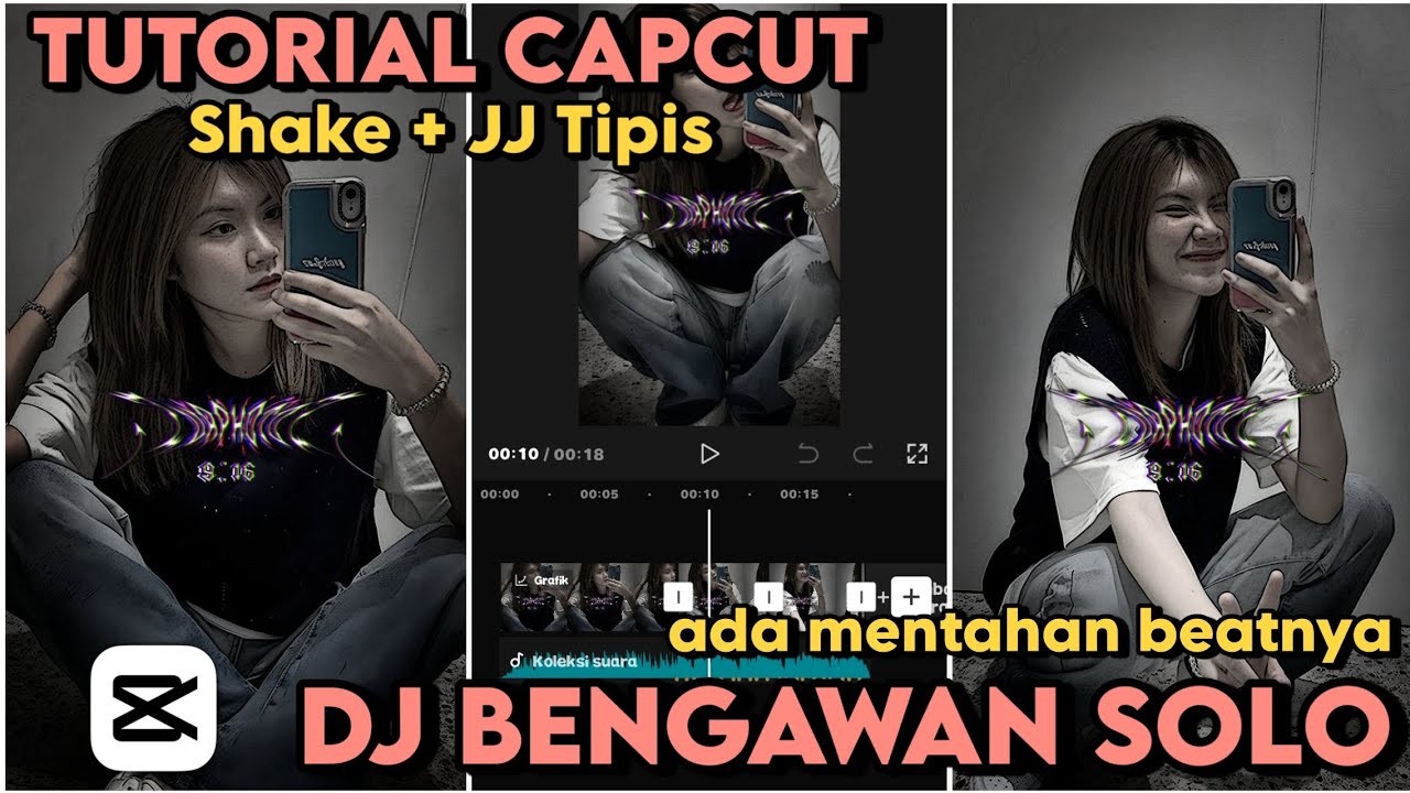 TUTORIAL CAPCUT DJ BENGAWAN SOLO SHAKE + JJ TIPIS MENGGUNAKAN CAPCUT - YouTube