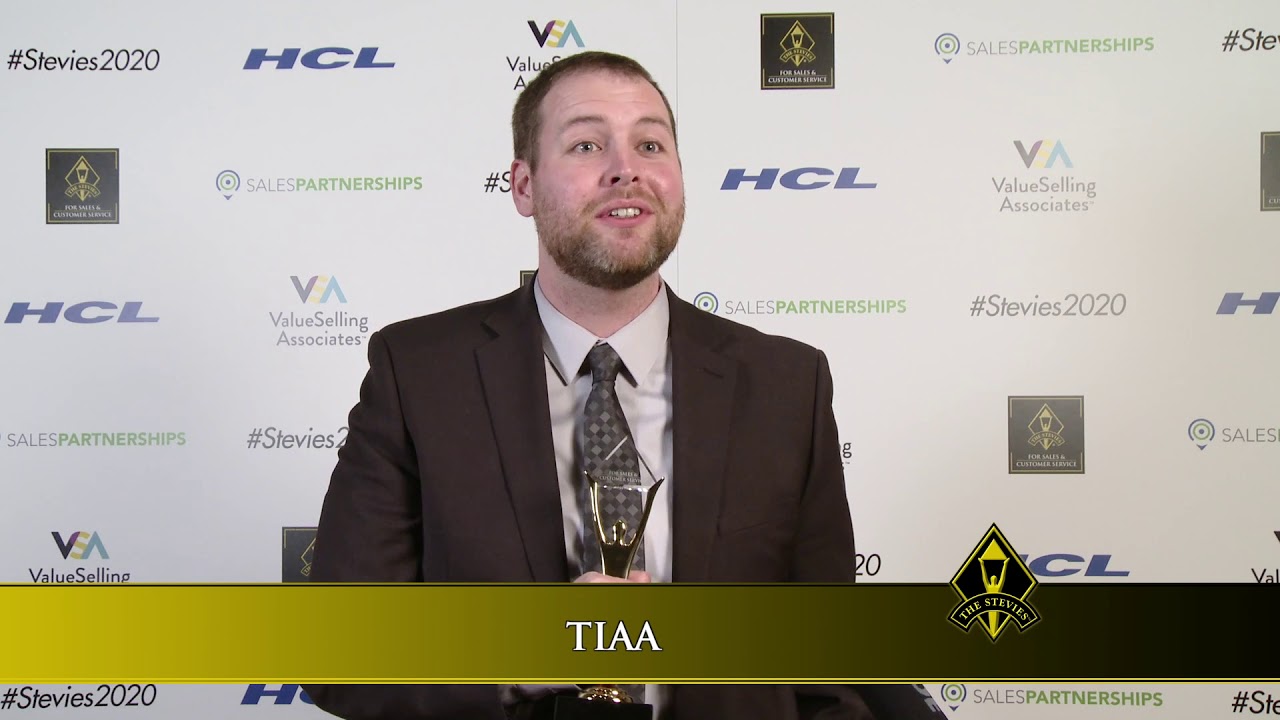 TIAA wins a Stevie® Award in the 2020 Stevie® Awards for Sales ...