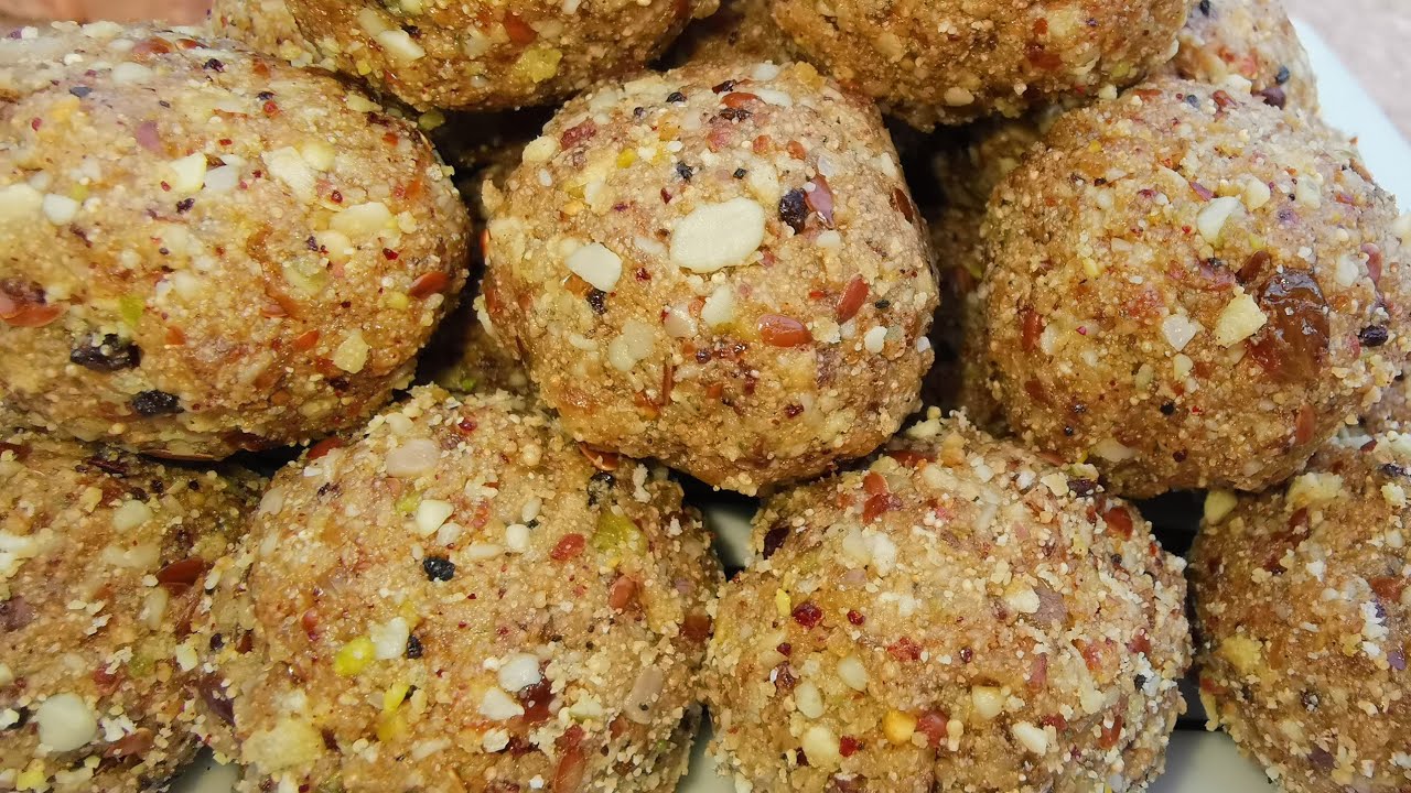 Panjiri Balls | پنجیری | Immunity Booster |Dry fruit Healthy Recipe ...