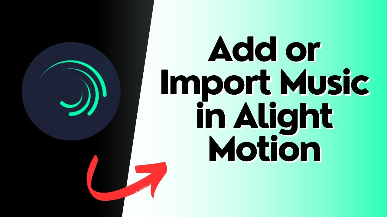 How to Add or Import Music in Alight Motion - YouTube