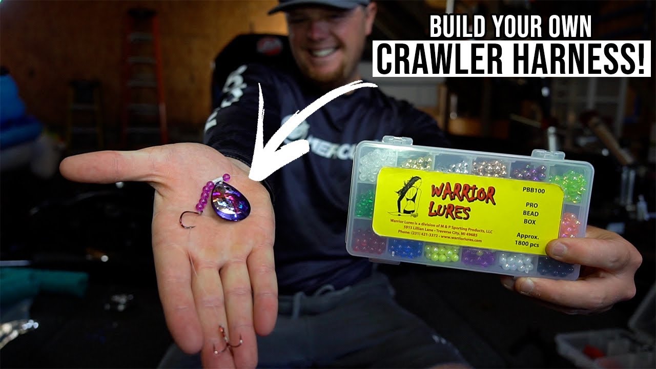 How to Build Your OWN Crawler Harness for Walleye Fishing - YouTube