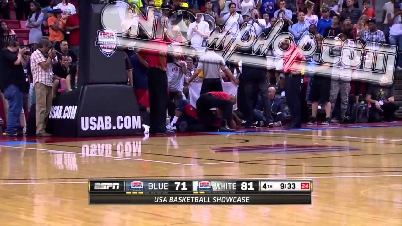 Hurts To Watch: Paul George Suffers A Horrific Broken Leg During Team ...