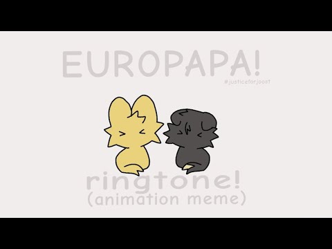 Europapa ringtone |animation meme| gift for someone special!🐾 # ...