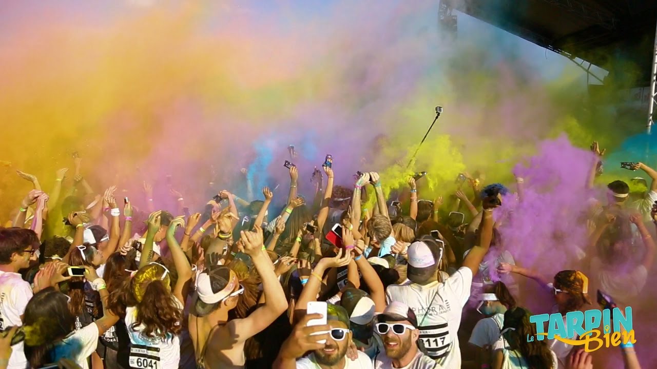 Color Run - Marseille - YouTube