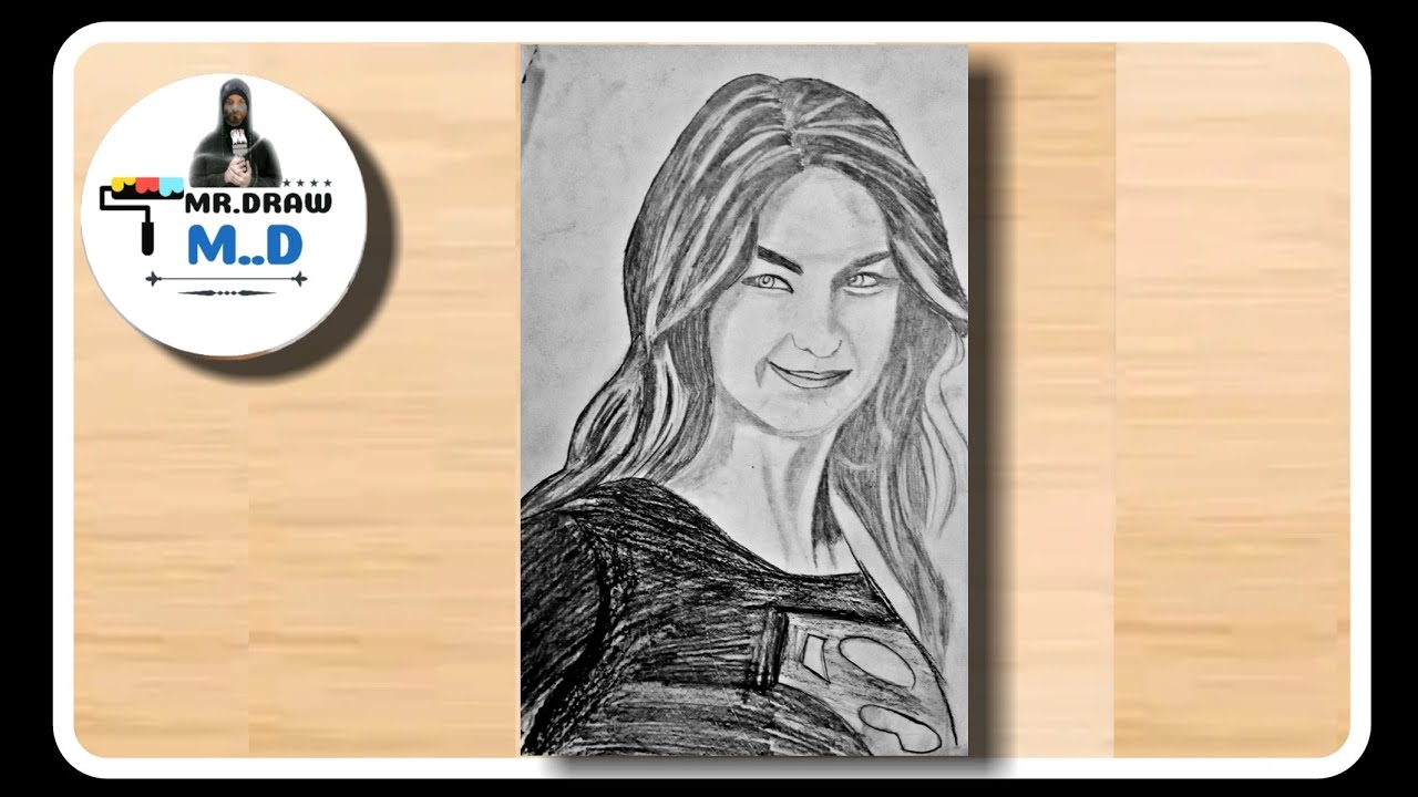 How To Draw Super Girl Drawing / SuperGiel Helro Girls - YouTube