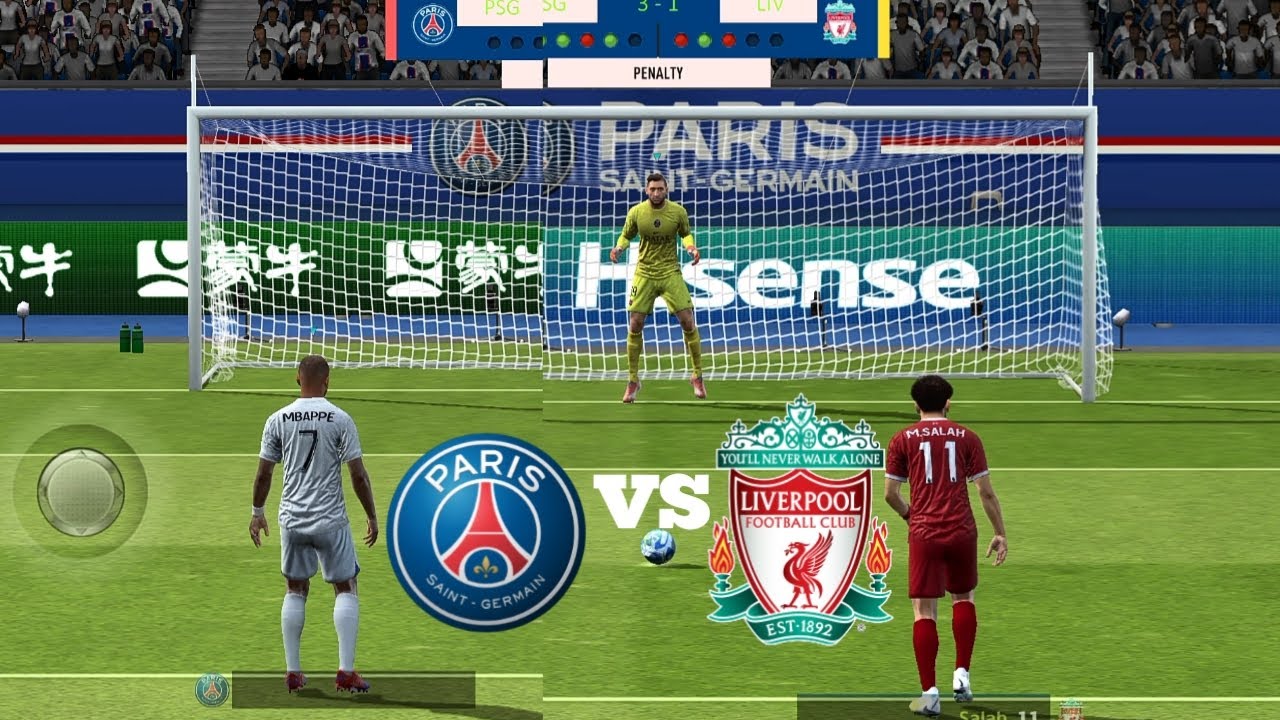 PSG vs Liverpool Penalty Shootout | Impossible Fifa Gameplay - YouTube