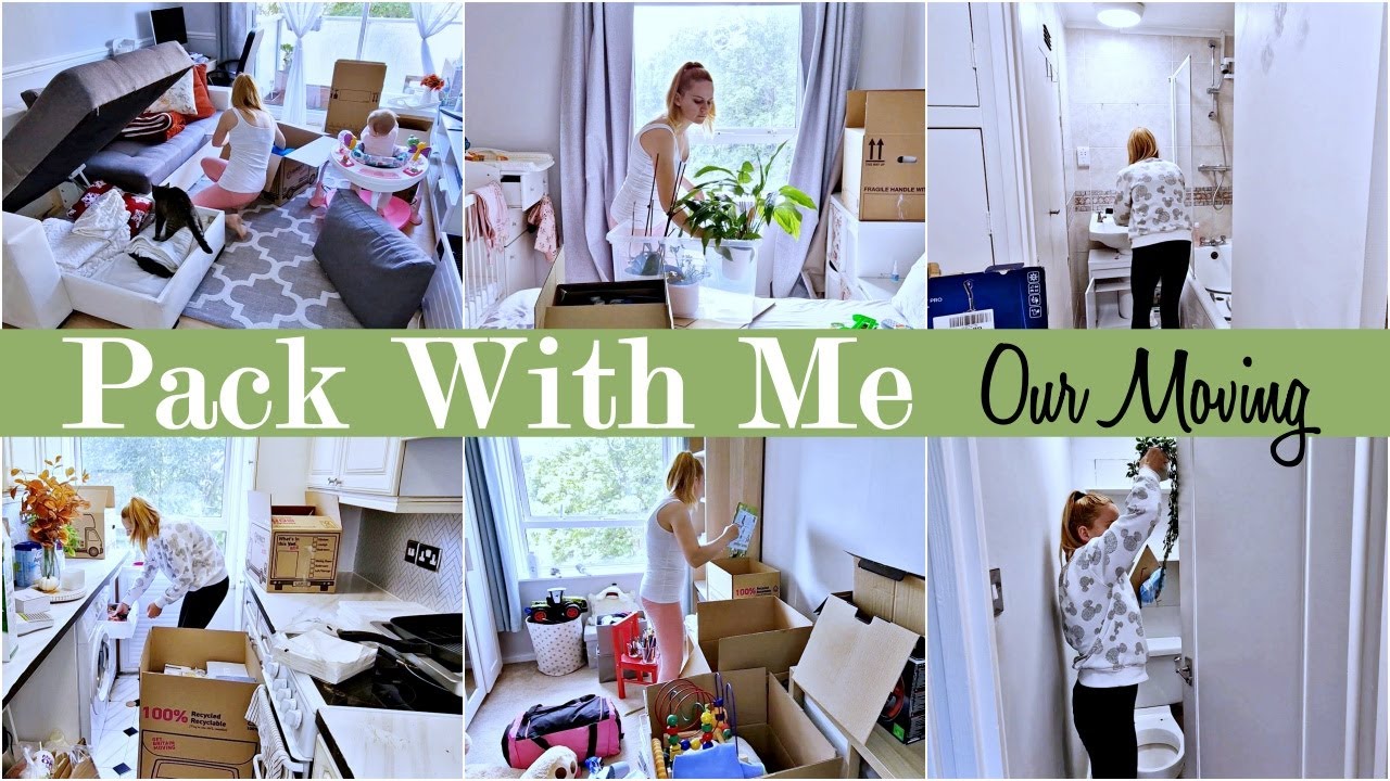 PACK WITH ME / Moving Packing Motivation - YouTube