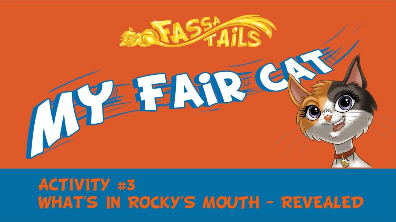 The Fassa Tails | My Fair Cat | Activity 3 | What's In Rocky's Mouth ...