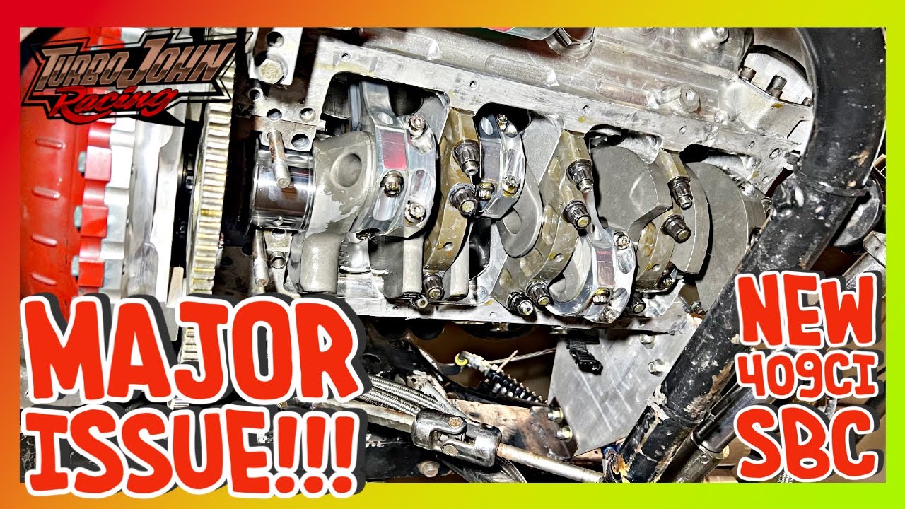 Major issues! The all aluminum SBC is tearing it's self up....... - YouTube