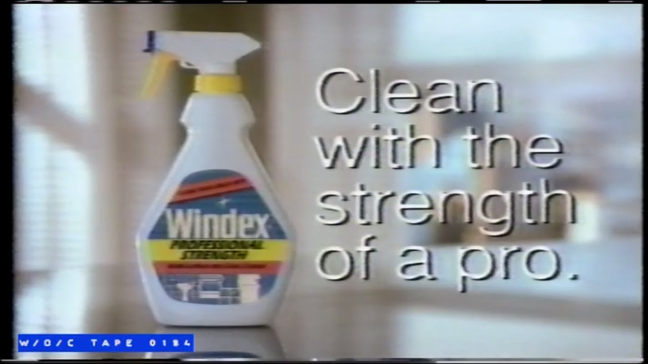 Windex Commercial - 1992 - YouTube