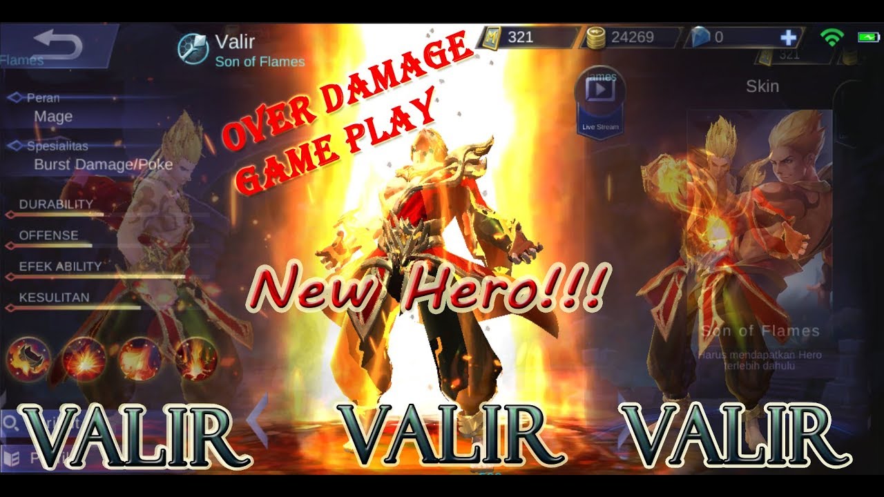 VALIR !! Hero Baru Januari 2018 + Map Baru + Skill Baru Johnson ...