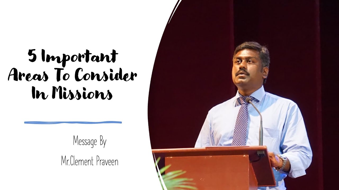 5 Important Areas To Consider In Missions - YouTube