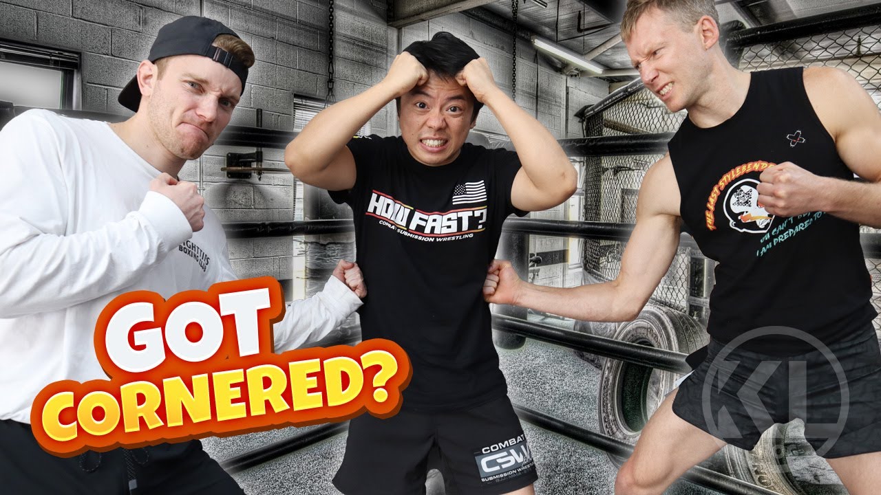 How To Fight off Wall Against Bigger Opponent - YouTube