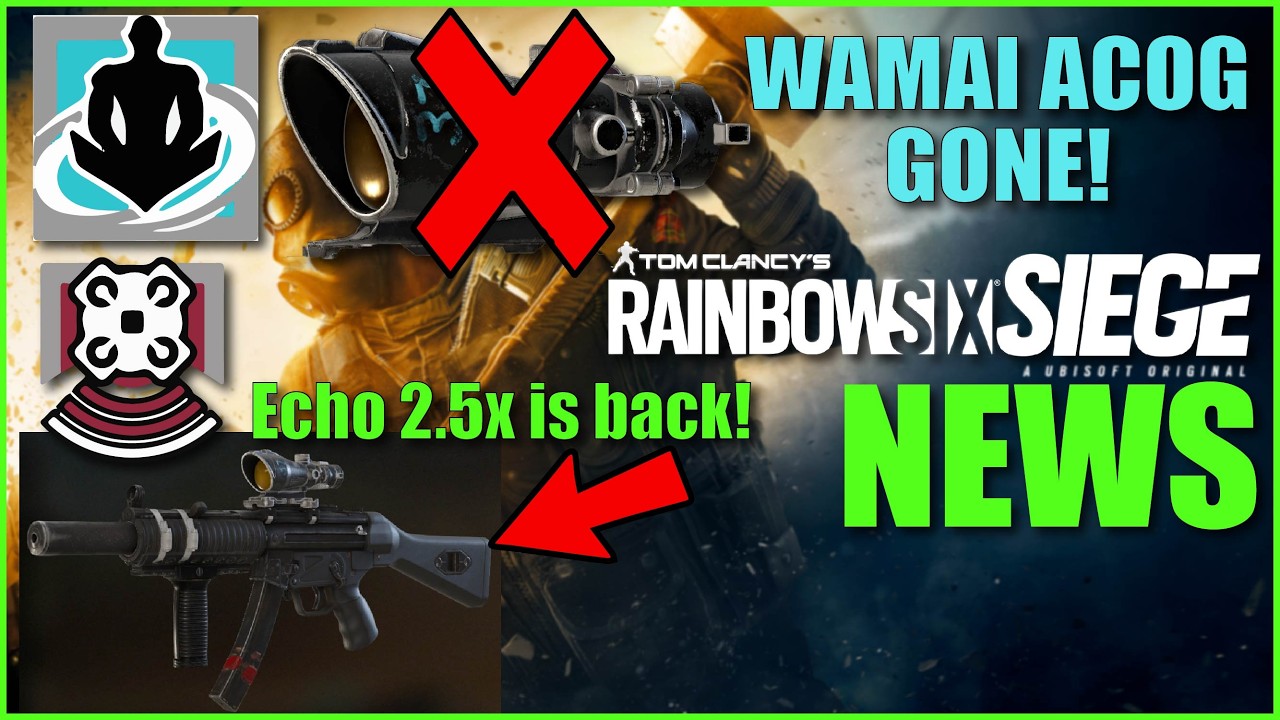 R6 Siege News WAMAI LOSING 2.5 SCOPE! - YouTube