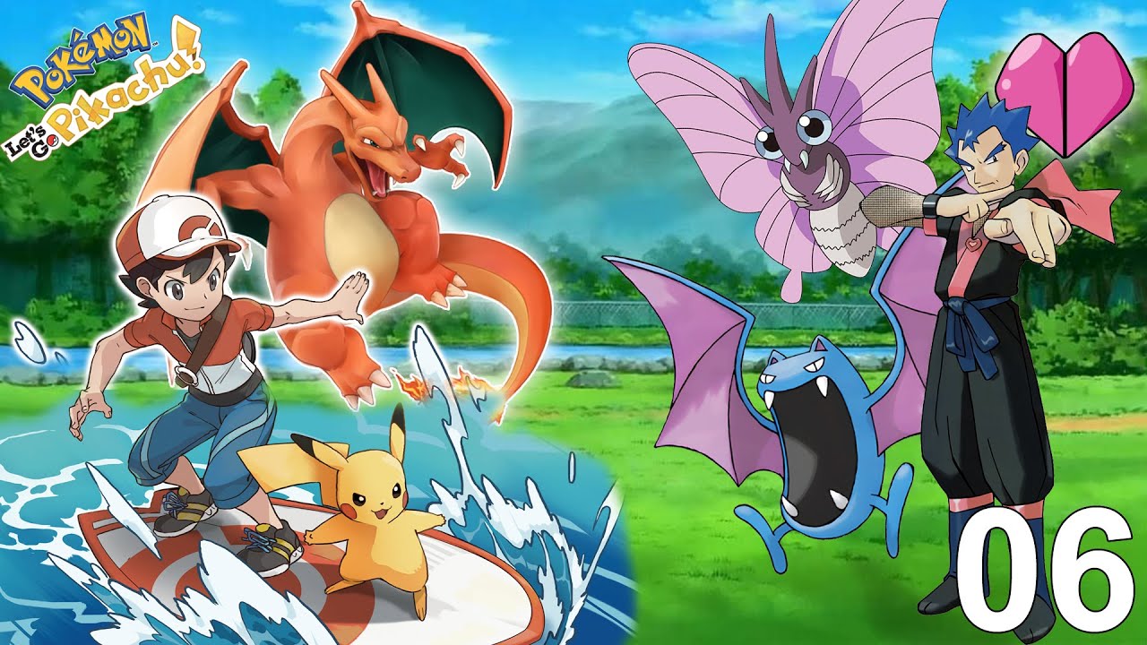 Pokemon Lets Go Pikachu My 5 Gym Battle | Gameplay - YouTube