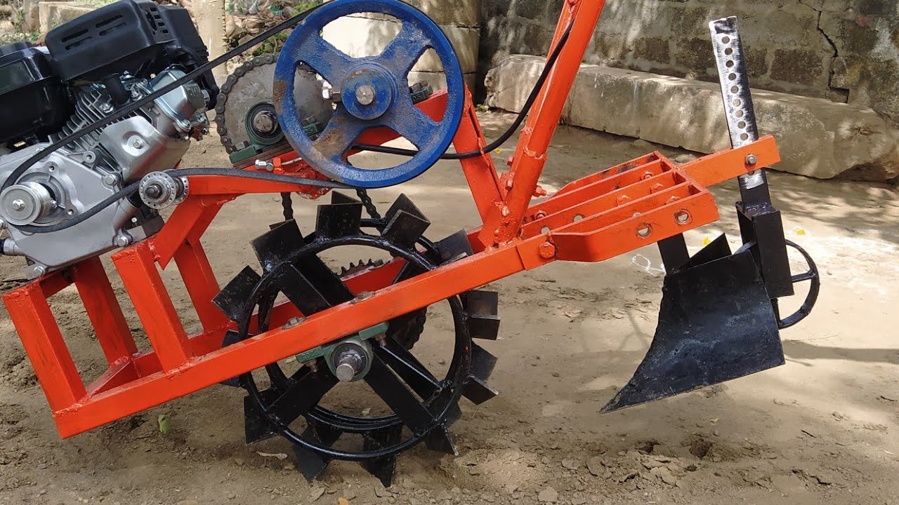 SINGLE WHEEL POWER WEEDER /ONE WHEEL POWER WEEDER RIDGER OR PLOUGH ...