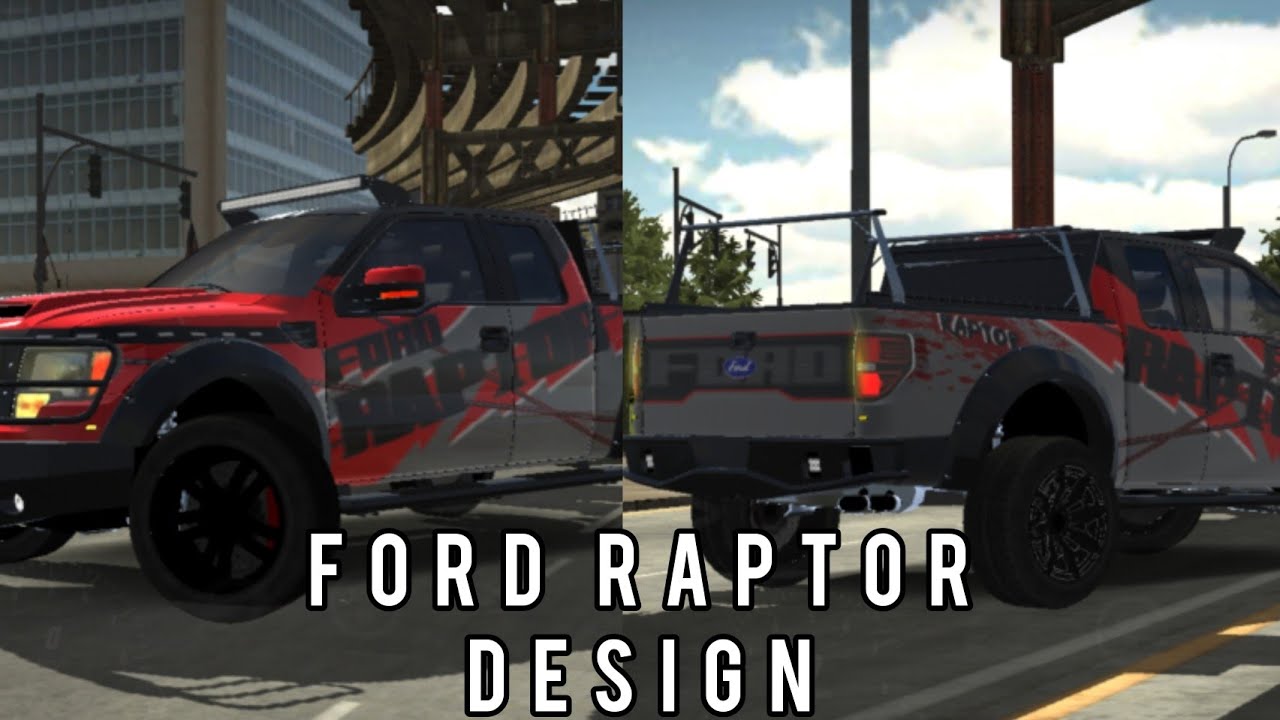 Ford Raptor design tutorial! - Car Parking Multiplayer - YouTube
