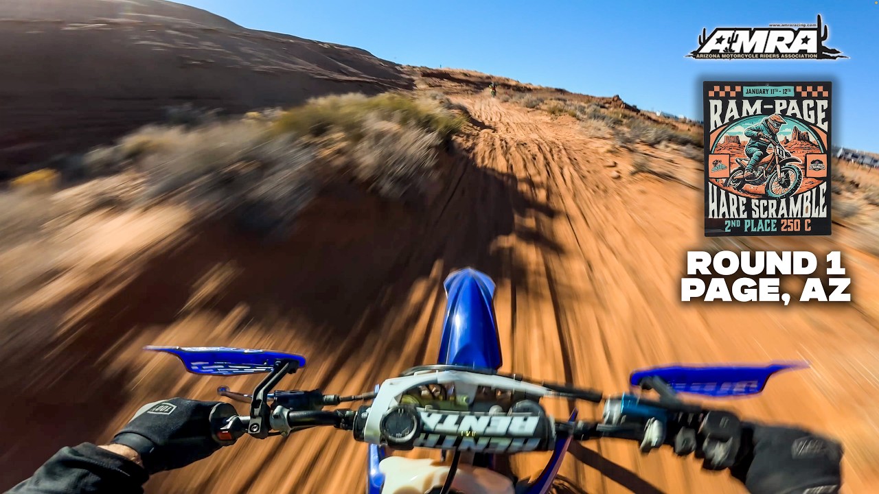 Motorcycle Desert Race AMRA 2025 Rd.1 Ram-Page - Full Race POV - YouTube