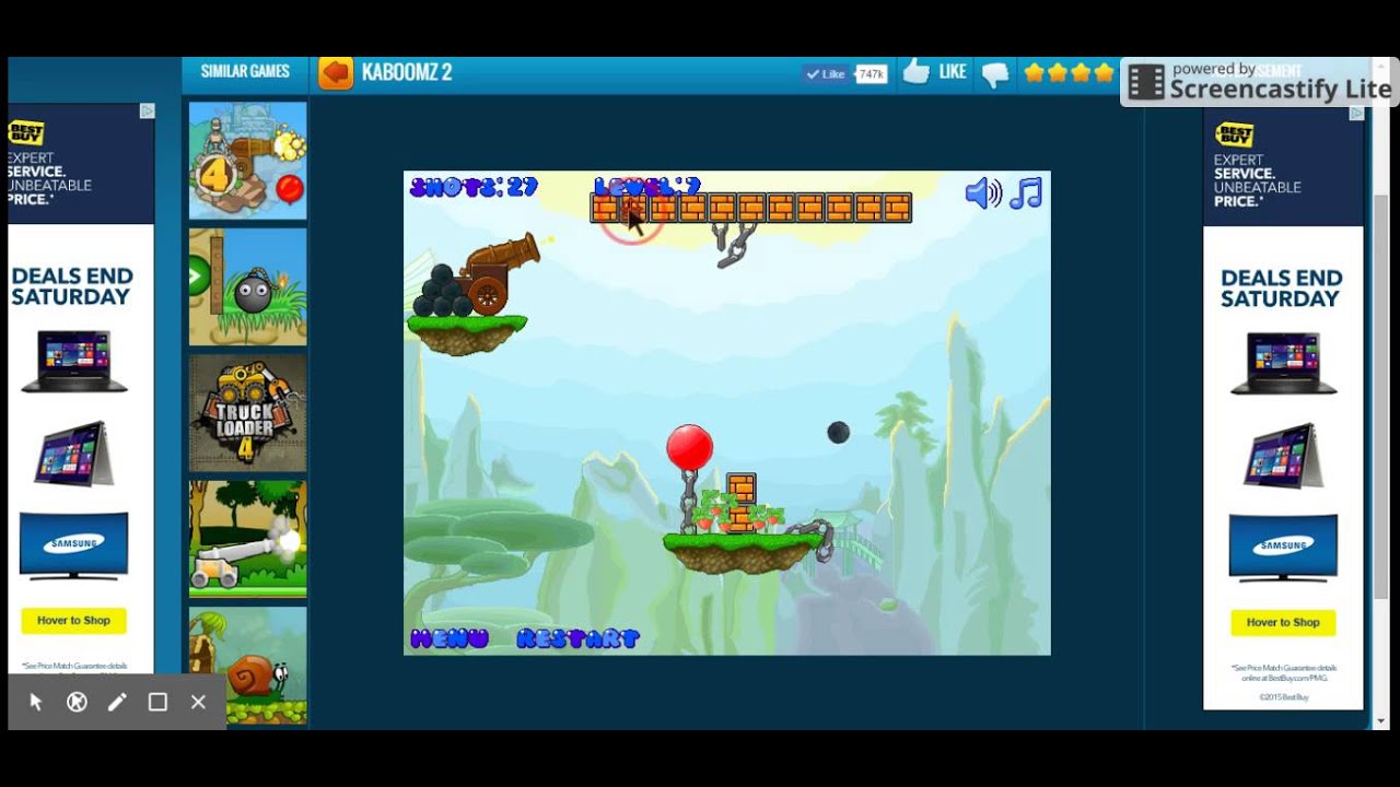 let' play kaboomz 2 - YouTube