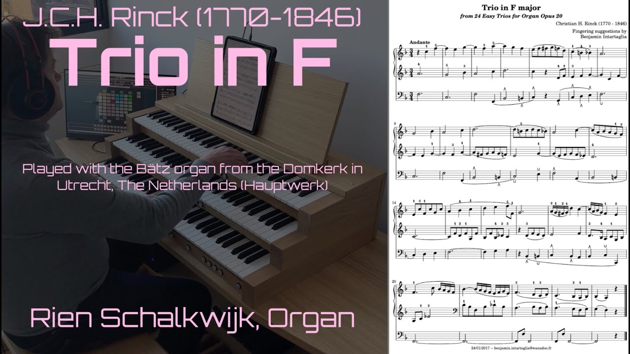 Trio in F (opus 20) | Johann Christian Heinrich Rinck (1770-1846) | By ...