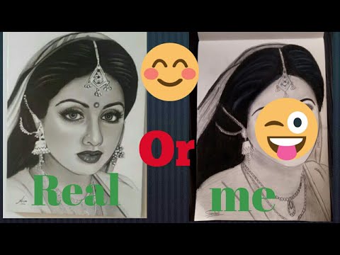 Shree devi sketch drawing 😊// How to draw a beautiful shree devi pencil ...