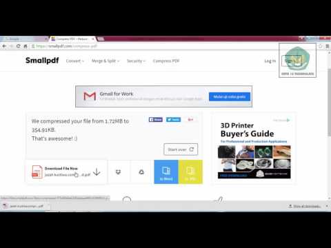 Memperkecil Ukuran File Pdf dengan Smallpdf Secara Online