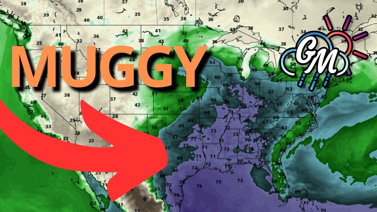 Muggy Week Ahead For Millions! - YouTube