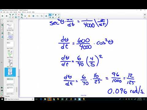 45S Related Rate Problems with Angles - YouTube
