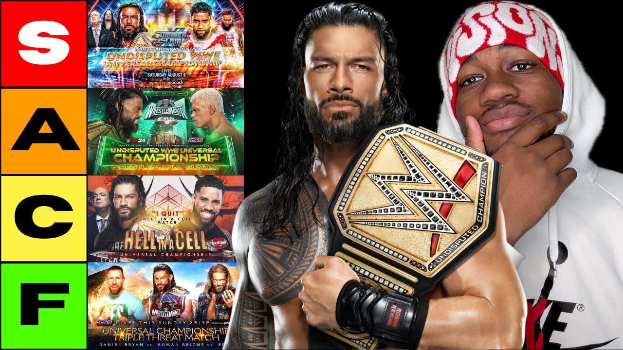 Ranking EVERY Roman Reigns Title Defense! (2020-2024) | WWE Tier List ...
