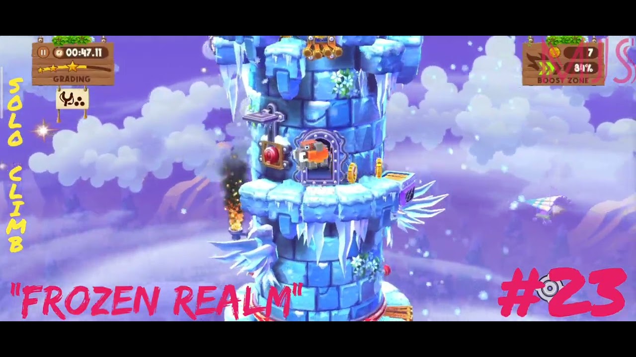 BLOCKY CASTLE - TOWER CHALLENGE! | "FROZEN REALM" LEVEL #23 | Solo ...