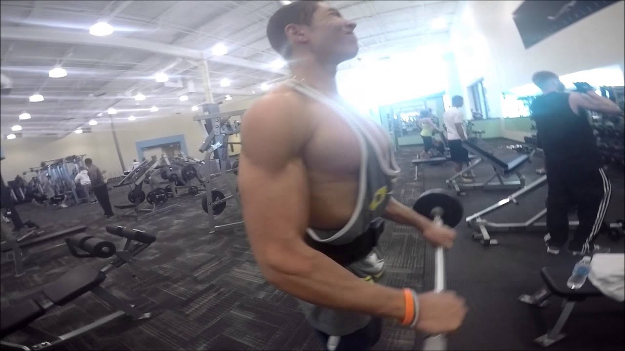 Tyler Som: Shoulder and Bicep workout and some volley ball/w Braedon ...