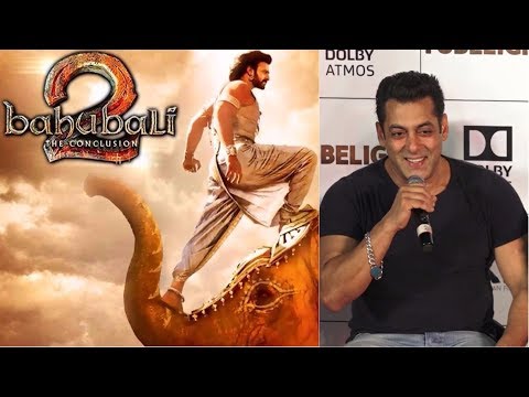 Salman Khan's Funny Reply To Journalist On The Huge Success Of Bahubali 2