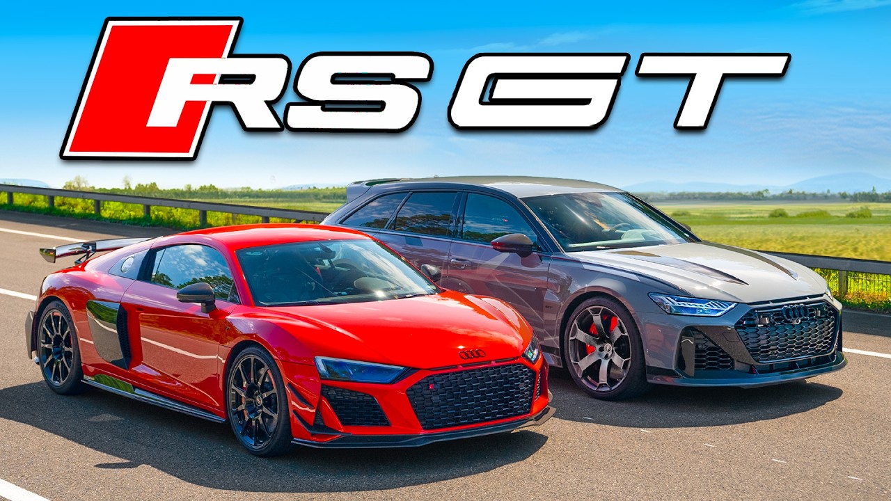 Novo Audi RS6 GT vs R8 GT: CORRIDA DE ARRANCADA - YouTube