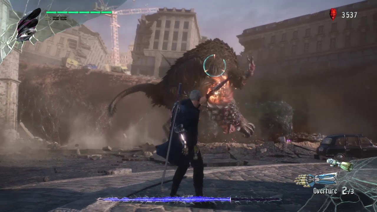 Devil May Cry 5 - Goliath demon fight - YouTube