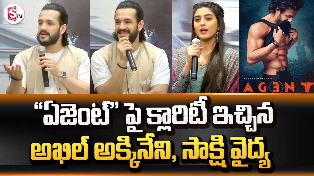 Akkineni Akhil And Sakshi Vaidya Exclusively About Agent Movie ...
