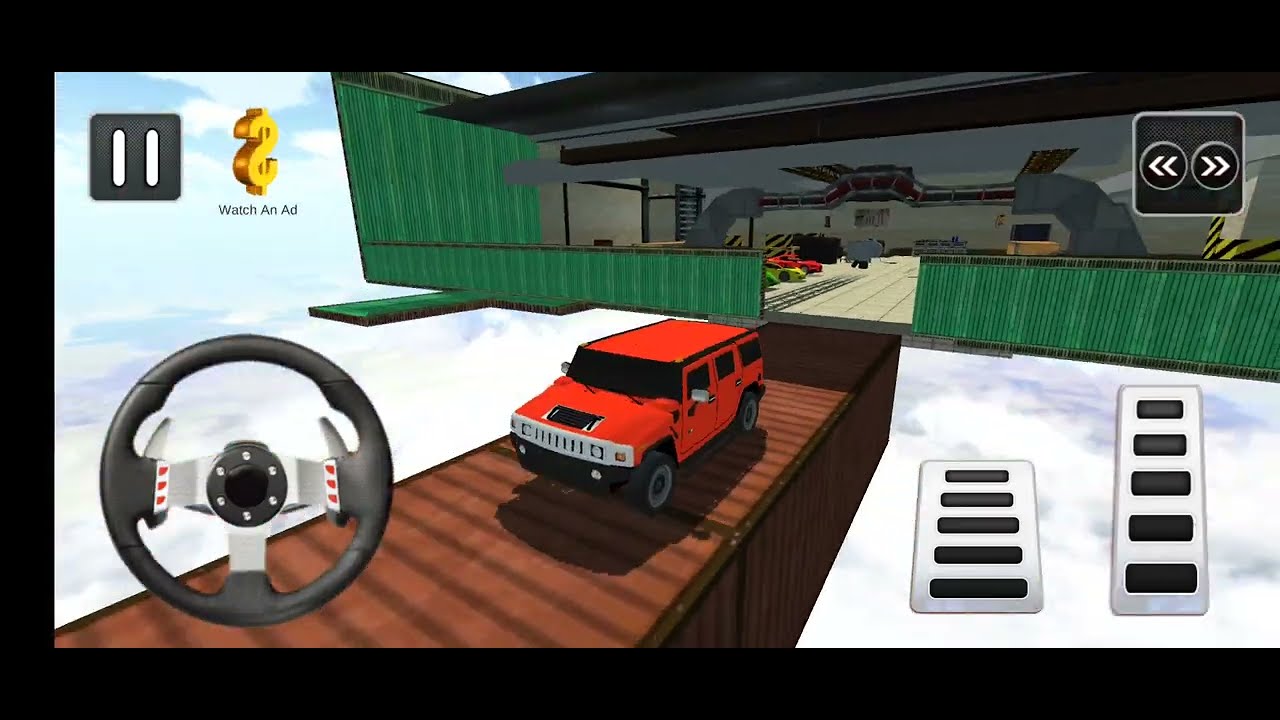 STUNT CAR RACE RAMP ANDROID GAMEPLAY / Super Sports Car Simulator Race ...