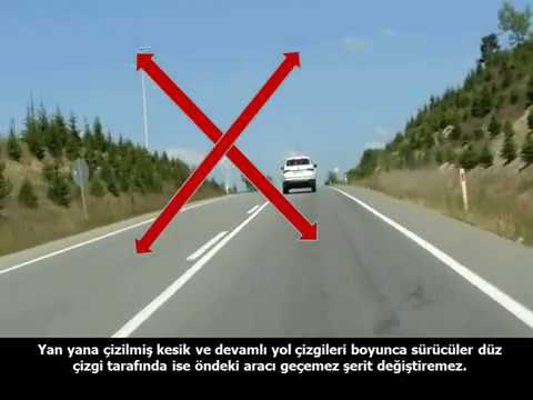 Yol Çizgileri ve Anlamları
