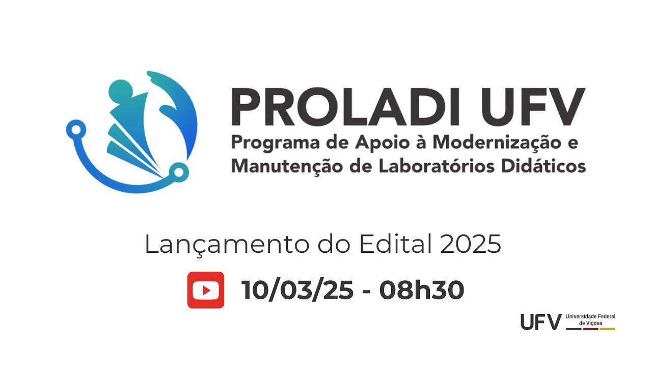 Lançamento do Edital PROLADI 2025 - YouTube