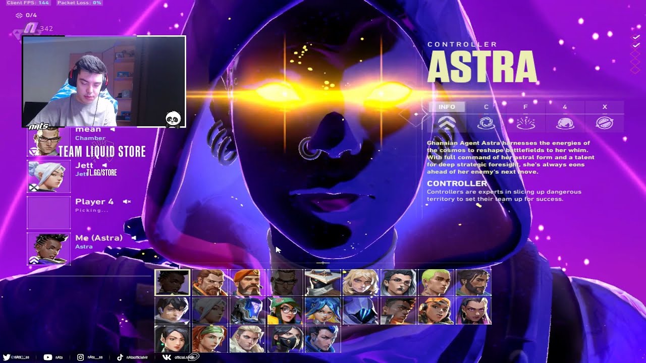 ASTRA ON ASCENT! LIQUID NATS ASTRA VALORANT GAMEPLAY [Full Match VOD ...