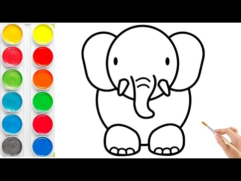 Easy Step-by-Step Guide: Learn How to Draw an Elephant for Kids - YouTube