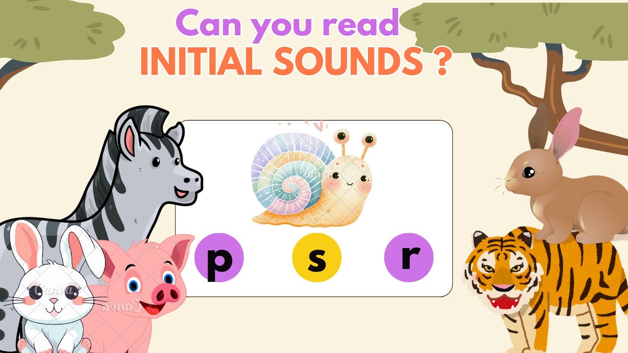 READING FOR BEGINNERS PART 3 & 4 | LEARN TO READ THE INITIAL SOUNDS OF ...
