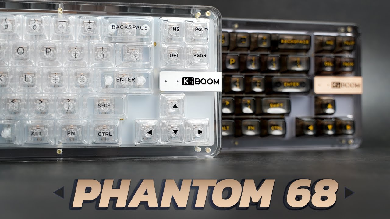 KiiBoom Phantom 68 Keyboard Review & Giveaway! - YouTube