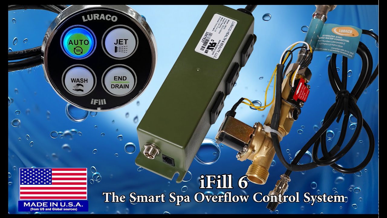 Introducing Luraco iFill 6 - The Spa Overflow Prevention System - YouTube
