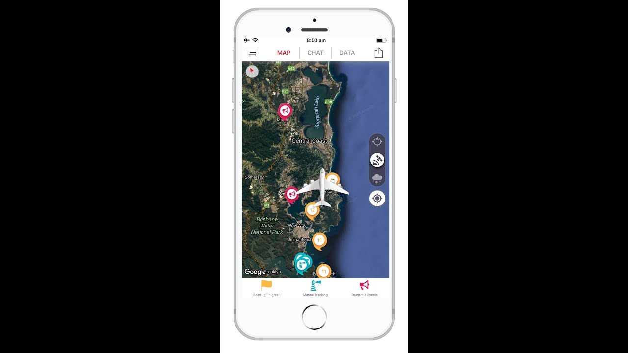Inflighto Flight Tracker & Inflight Entertainment App - Demo Flight ...