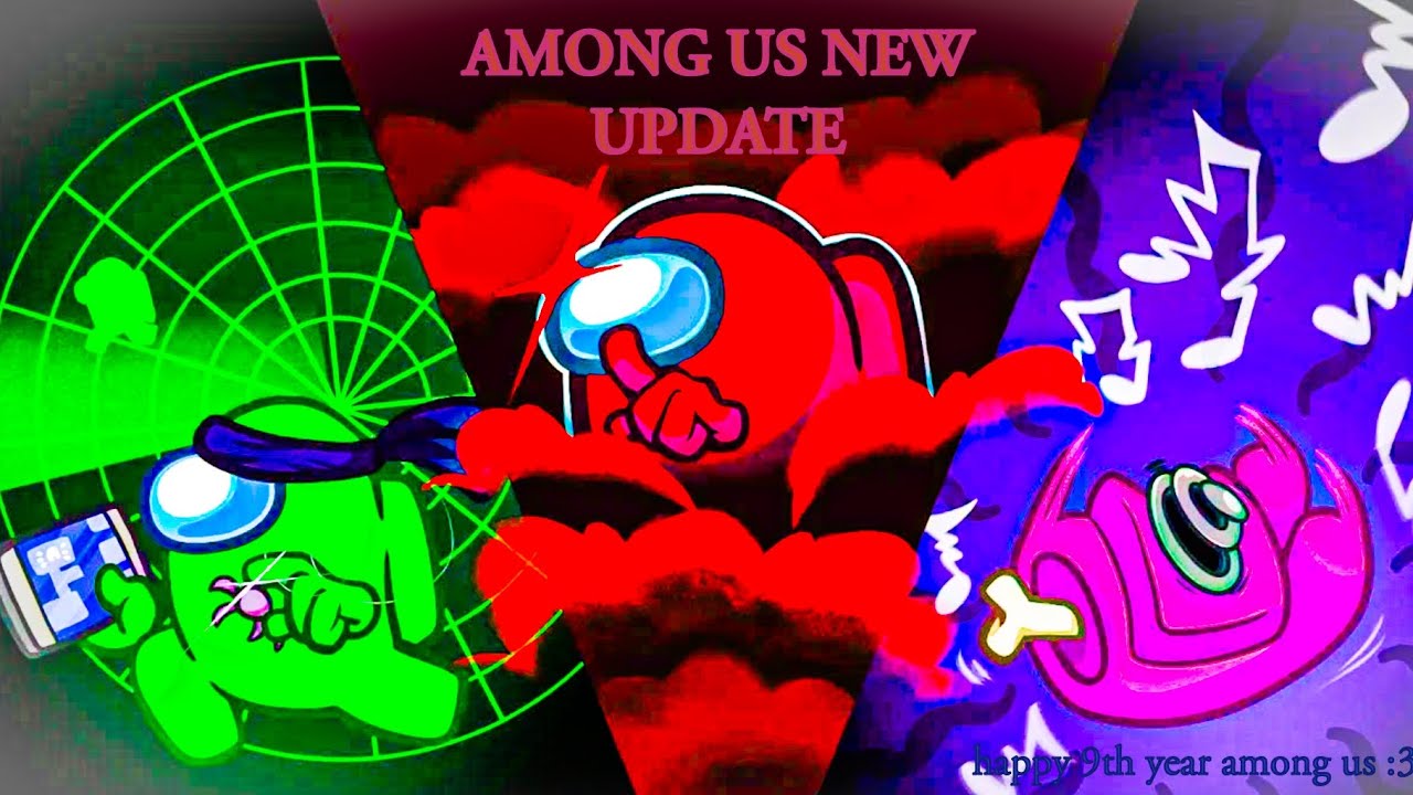 AMONG US NEW UPDATE AND ROLES | Happy 9th Year Among Us! - YouTube