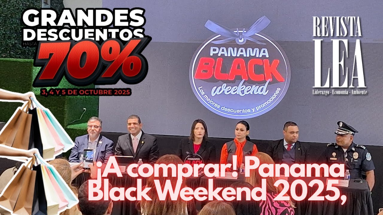 ¡A comprar! Conferencia de Prensa Panama Black Weekend 2025 - YouTube