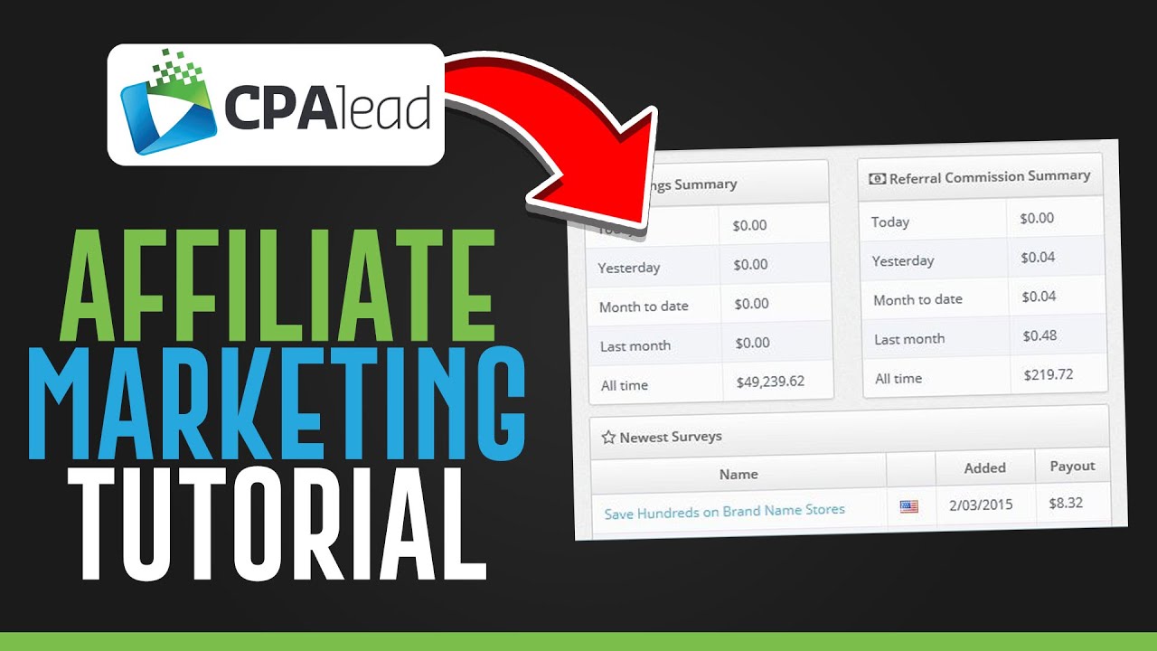 CPALead Tutorial For Beginners | CPA Affiliate Marketing (2025) - YouTube