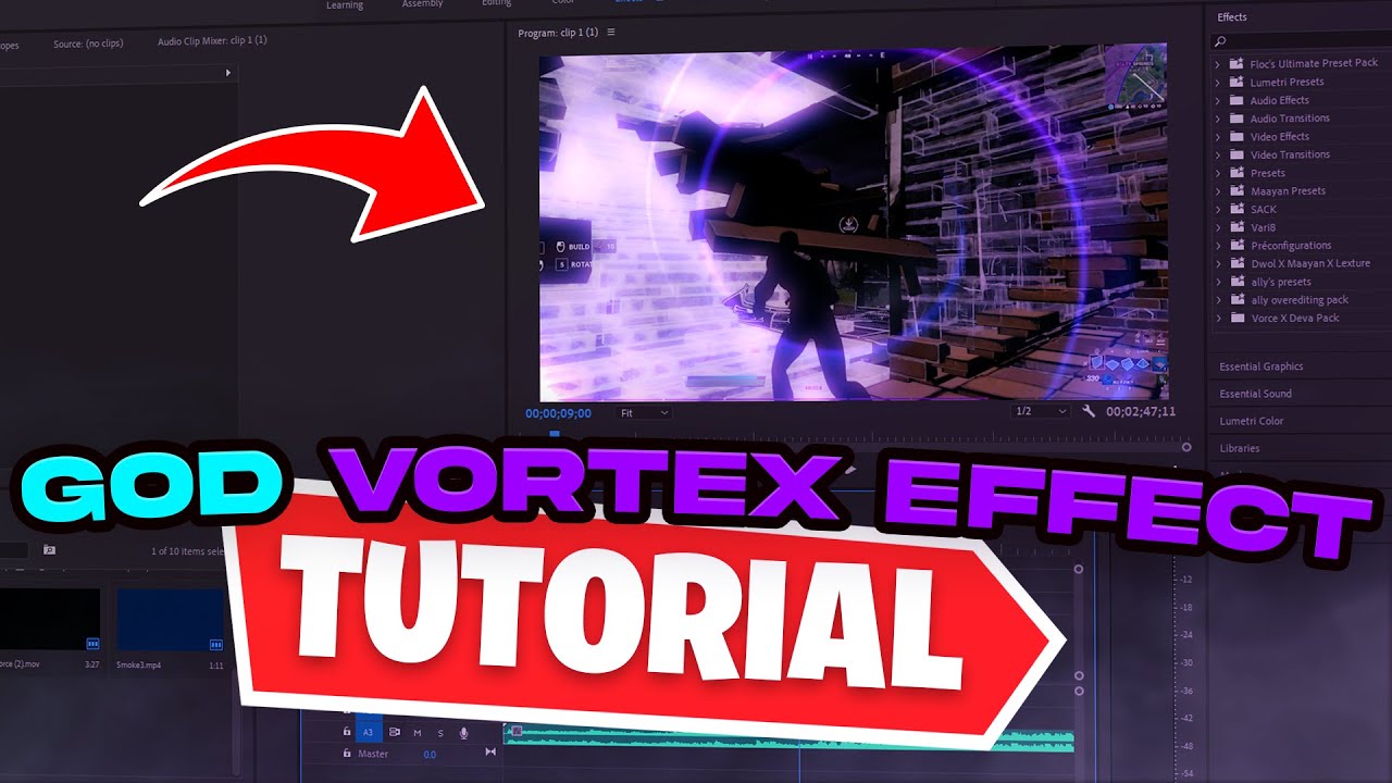 TUTORIAL: how to do a GOD VORTEX EFFECT [FREE PRESET] (edit like sack ...