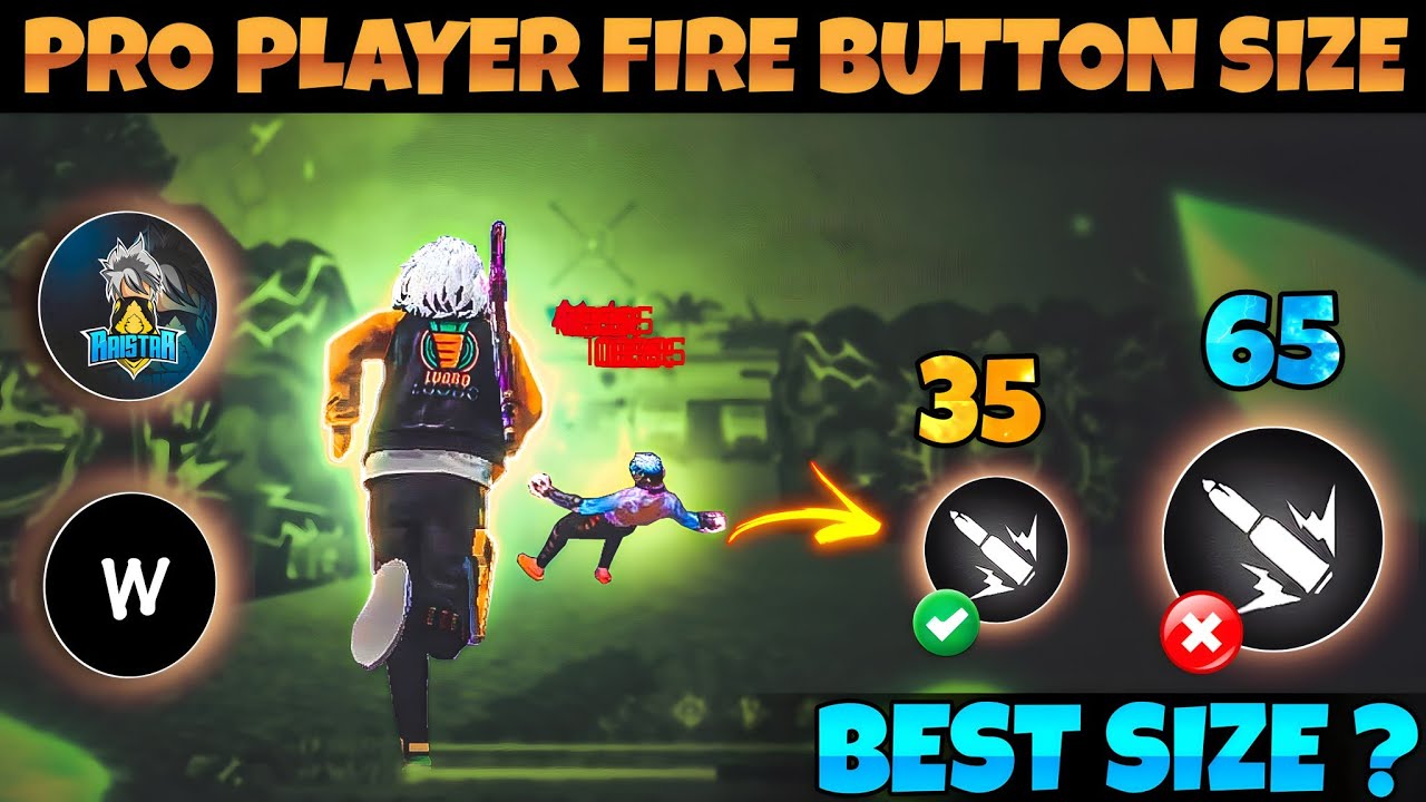 2023 Best Fire Button Size | Pro Player Fire Bottom Size | Best Fire ...
