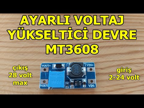 Hobi Elektronikçiler İçin Mükemmel Devre, MT 3608 Nasıl Kullanılır, Voltaj Yükseltici Devre,